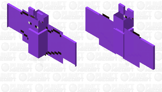 Purple bat Minecraft Mob Skin
