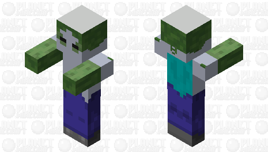 Ninja Zombie Minecraft Mob Skin