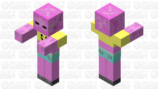 pink zombie Minecraft Mob Skin