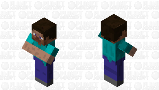 Cursed Steve Minecraft Mob Skin