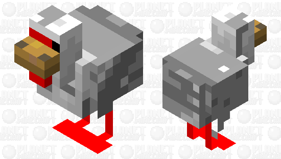 Cyber Chicken Minecraft Mob Skin
