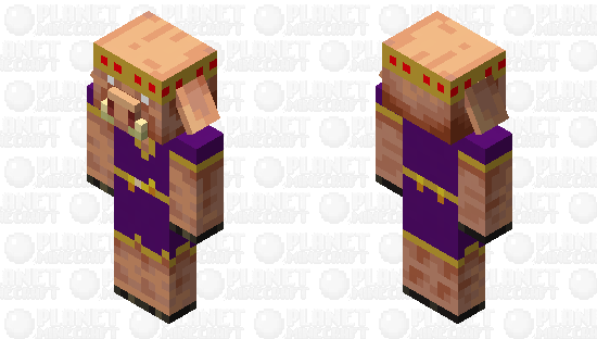 piglen king Minecraft Mob Skin