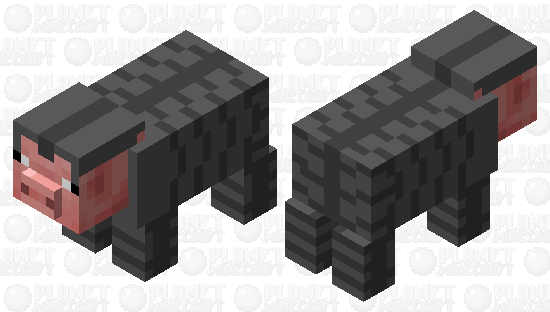 pig in netherite armor (Request) Minecraft Mob Skin