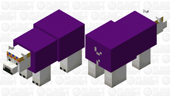 polar bear king Minecraft Mob Skin