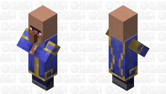 Rich villager dude Minecraft Mob Skin