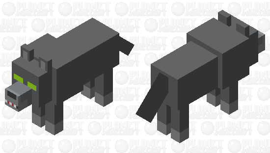 Crossy Road- Wolf Minecraft Mob Skin