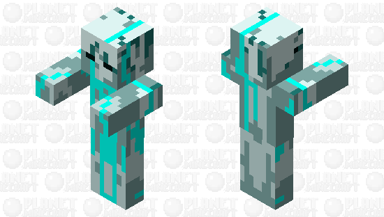 Ice Zombie Minecraft Mob Skin