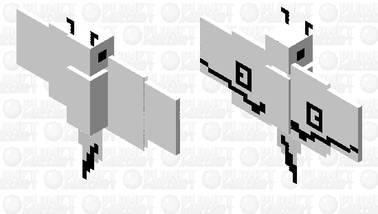 Wildfire Giant 8 - Giant Moth Minecraft Mob Skin