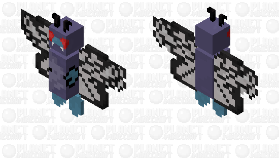 Butterfree bat skin texture Minecraft Mob Skin