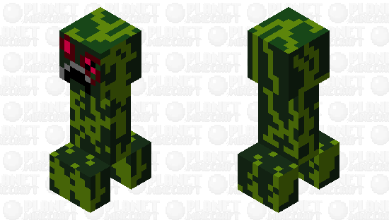 Swamp Creeper Minecraft Mob Skin
