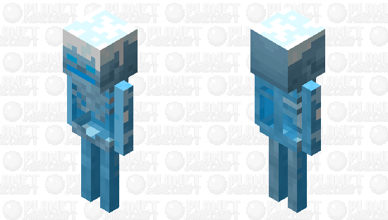 frozen skeleton Minecraft Mob Skin