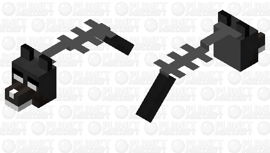 The wither as a wolf 3 Minecraft Mob Skin