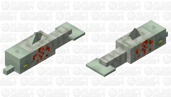 Mummy Dolphin (Guardian of desert temple) Minecraft Mob Skin