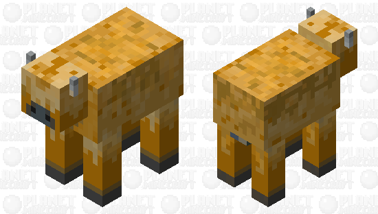 High Land Cow Minecraft Mob Skin