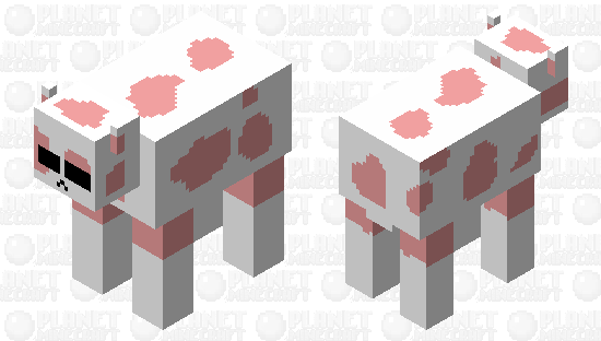 Strawberry Cow Minecraft Mob Skin