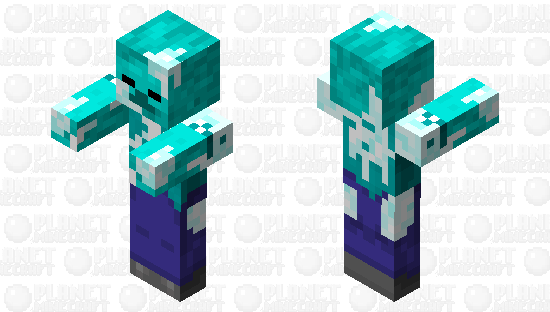 Frozen zombie Minecraft Mob Skin
