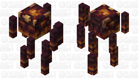 Inferno Blaze Minecraft Mob Skin