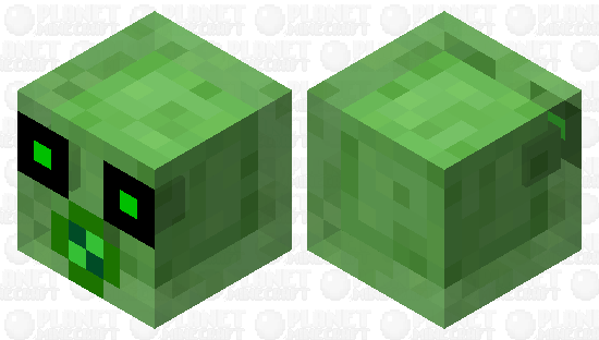 Infected slime Minecraft Mob Skin