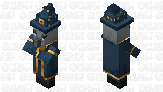 The Witch (Wizard) (Retexture) (Variant 2) Minecraft Mob Skin