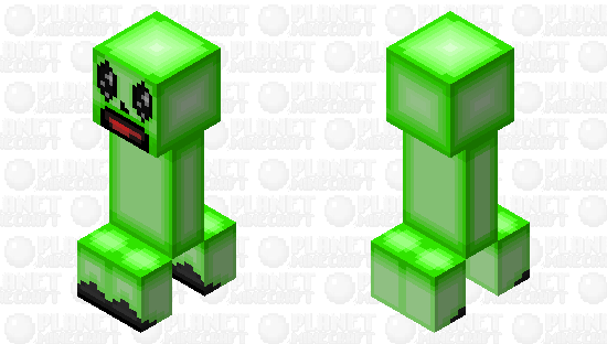 [Creeper] .('Texture Pack Styled'). - Name: Stuart J. Boom-EKings Minecraft Mob Skin