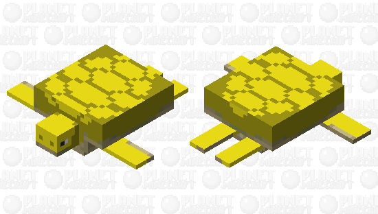 yellow turtle Minecraft Mob Skin
