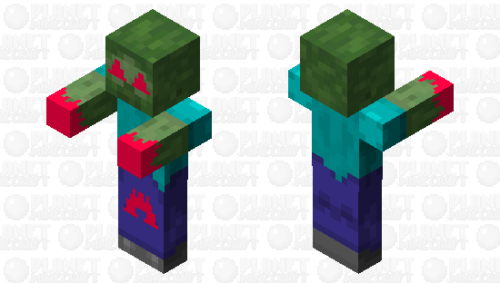 the worst zombie of the land Minecraft Mob Skin