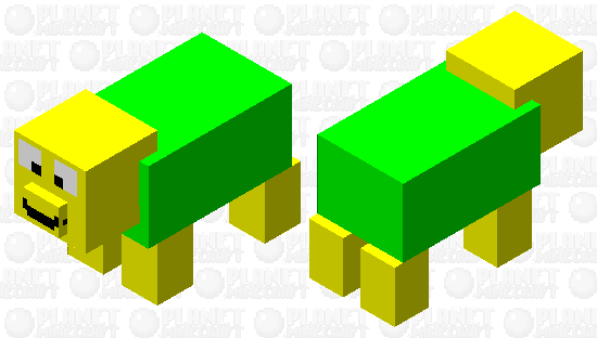 Green koopa Minecraft Mob Skin