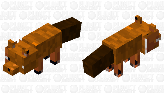 Dhole Minecraft Mob Skin