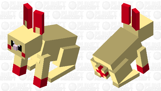 Plusle Minecraft Mob Skin