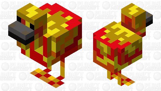 phoenix chicken Minecraft Mob Skin
