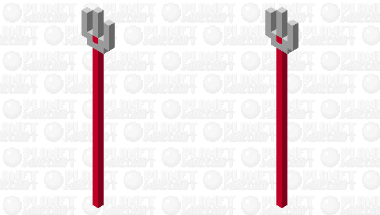 Red trident Minecraft Mob Skin