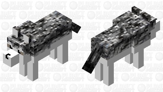 Wolf 7 Minecraft Mob Skin