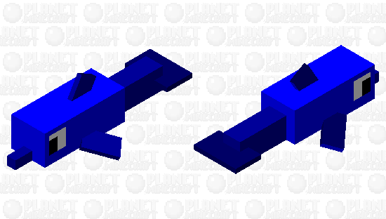 Blue Dophin Minecraft Mob Skin