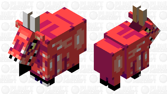 Demon Goat Minecraft Mob Skin