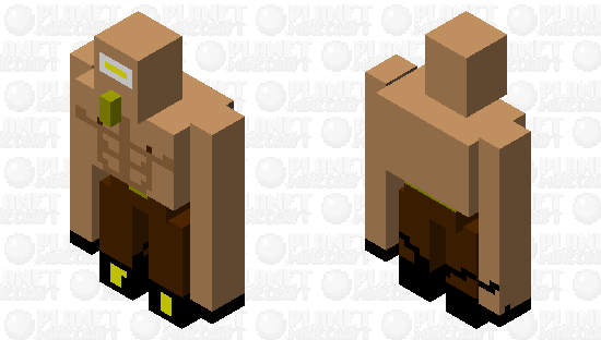 The rich body builder Villager Minecraft Mob Skin