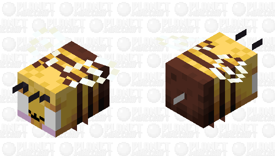 Kawaii Herobrine Bee Minecraft Mob Skin