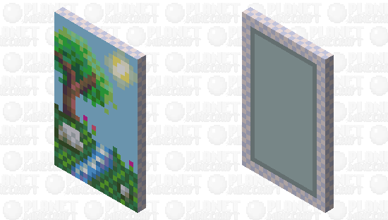 Peaceful forest scene Minecraft Mob Skin