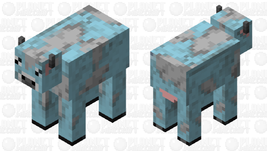 𝚋𝚕𝚞𝚎𝚋𝚎𝚛𝚛𝚢 𝚌𝚘𝚠 Minecraft Mob Skin