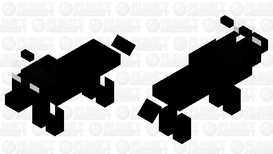 shadow wolf Minecraft Mob Skin