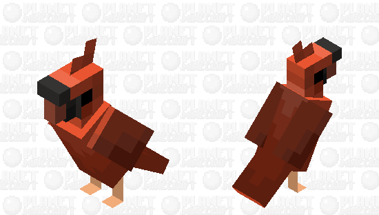 Northern Cardinal Minecraft Mob Skin