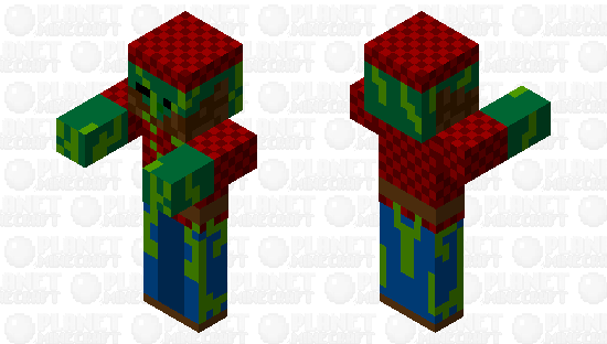 Jungle Lumberjack Zombie Minecraft Mob Skin