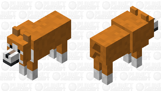 basenji Minecraft Mob Skin