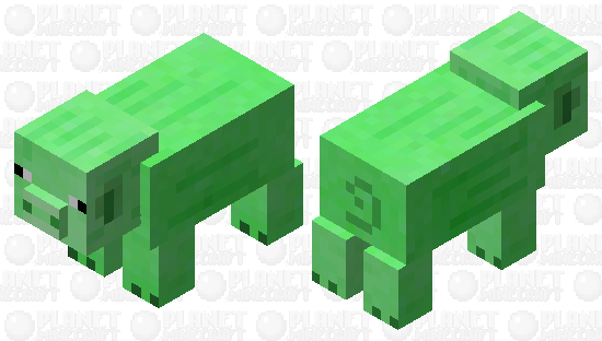 Toxic Pig Minecraft Mob Skin