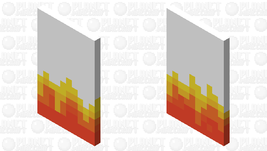 Flame Cape Minecraft Mob Skin