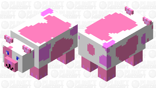 Pink panda Minecraft Mob Skin
