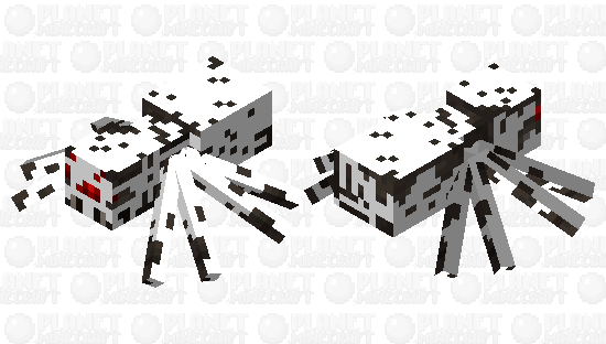 Spider who got stuck in his own web Minecraft Mob Skin