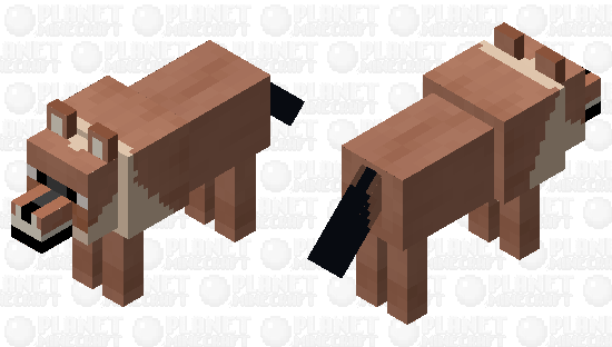 Dhole Minecraft Mob Skin