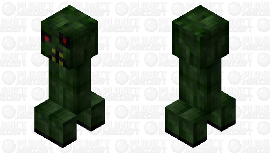 new OG scary creeper Minecraft Mob Skin