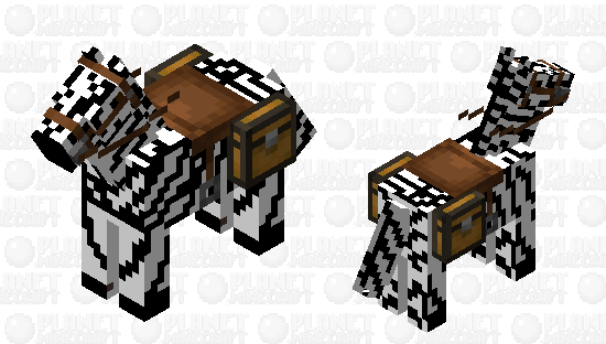 Zebra (Plains zebra) Minecraft Mob Skin