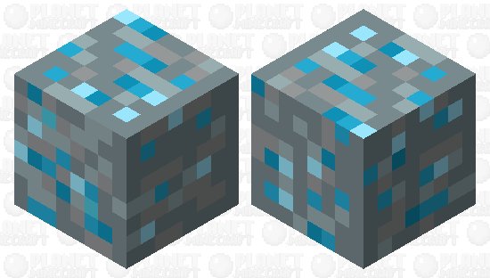 Diamond ore slime normal resolution Minecraft Mob Skin